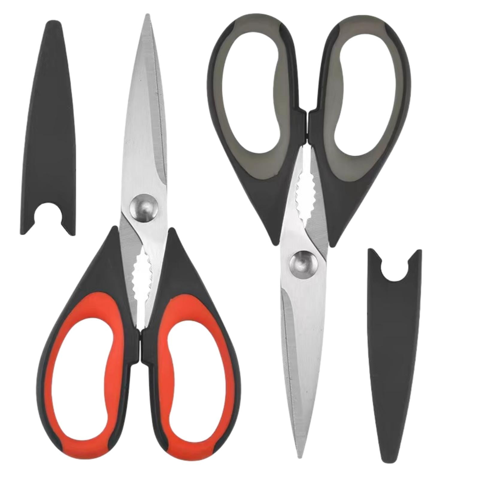 Ikeay Scissors-2*Scissors Set, 2Pack Heavy Duty Kitchen Shears Ultra ...
