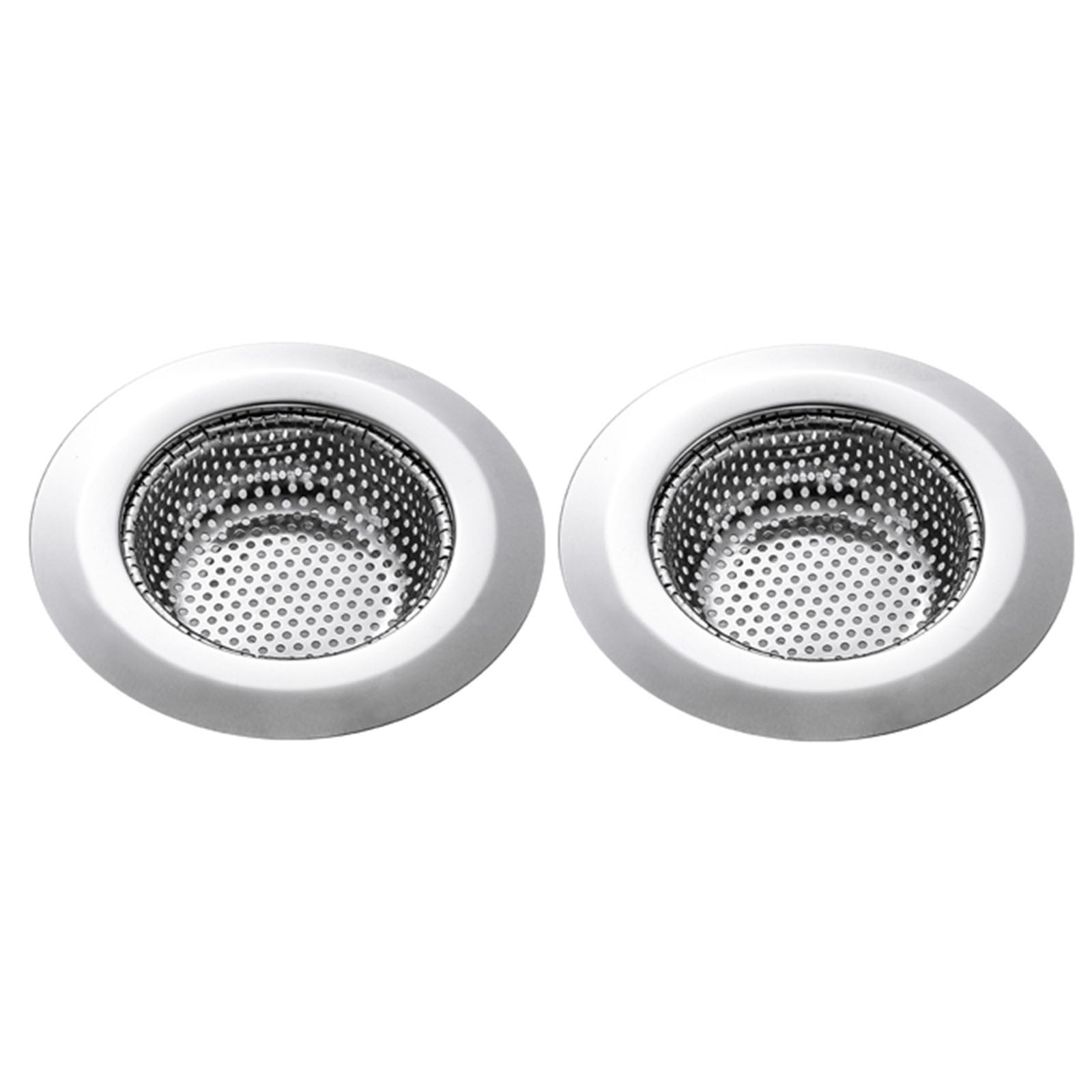 Ikeay Sink Strainers, 2 Pack Kitchen Sink Strainer Stainless Steel ...