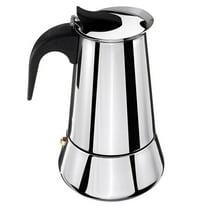 Classic Full Bodied Stainless Steel Coffee Pot, Stovetop Coffee Pot ...