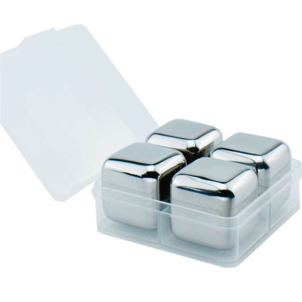 Ikeay Stainless Steel Ice Cubes, Stainless Steel Ice Cubes Reusable ...