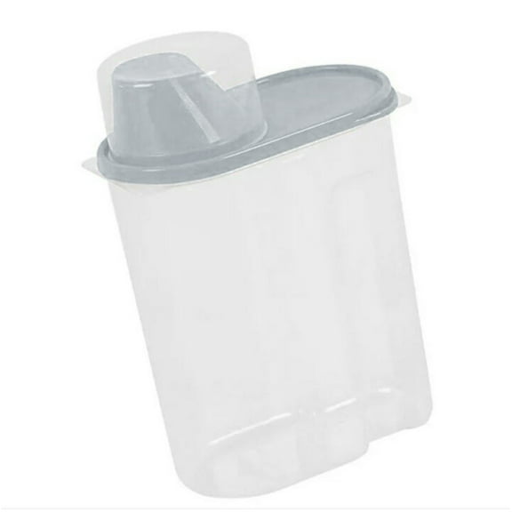 Blaxill Grain Storage Jar | Transparent Plastic Double Sealed Container ...