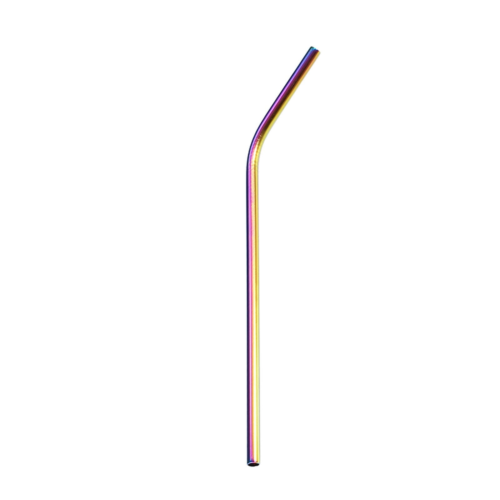Ikeay Thick Stainless Steel Straw, Stainless Steel Reusable Metal for ...