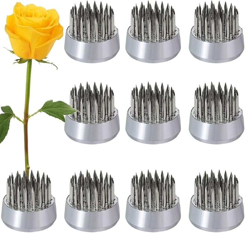 Ikebana Stem Holder, 3 Pieces Flower Frog Fixed Tools Japanese Flower ...