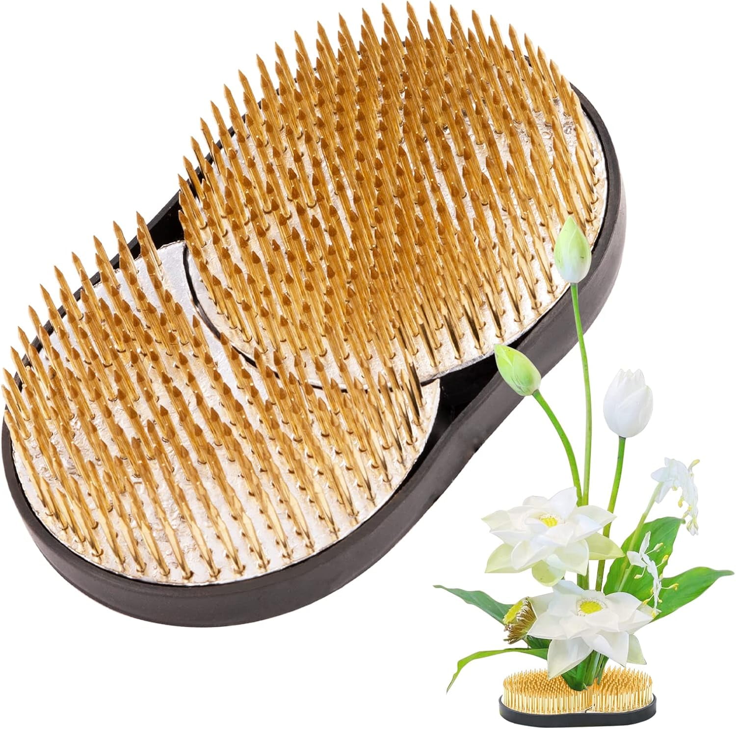 Ikebana Stem Holder, 3 Pieces Flower Frog Kenzan Fixed Tools Flower ...