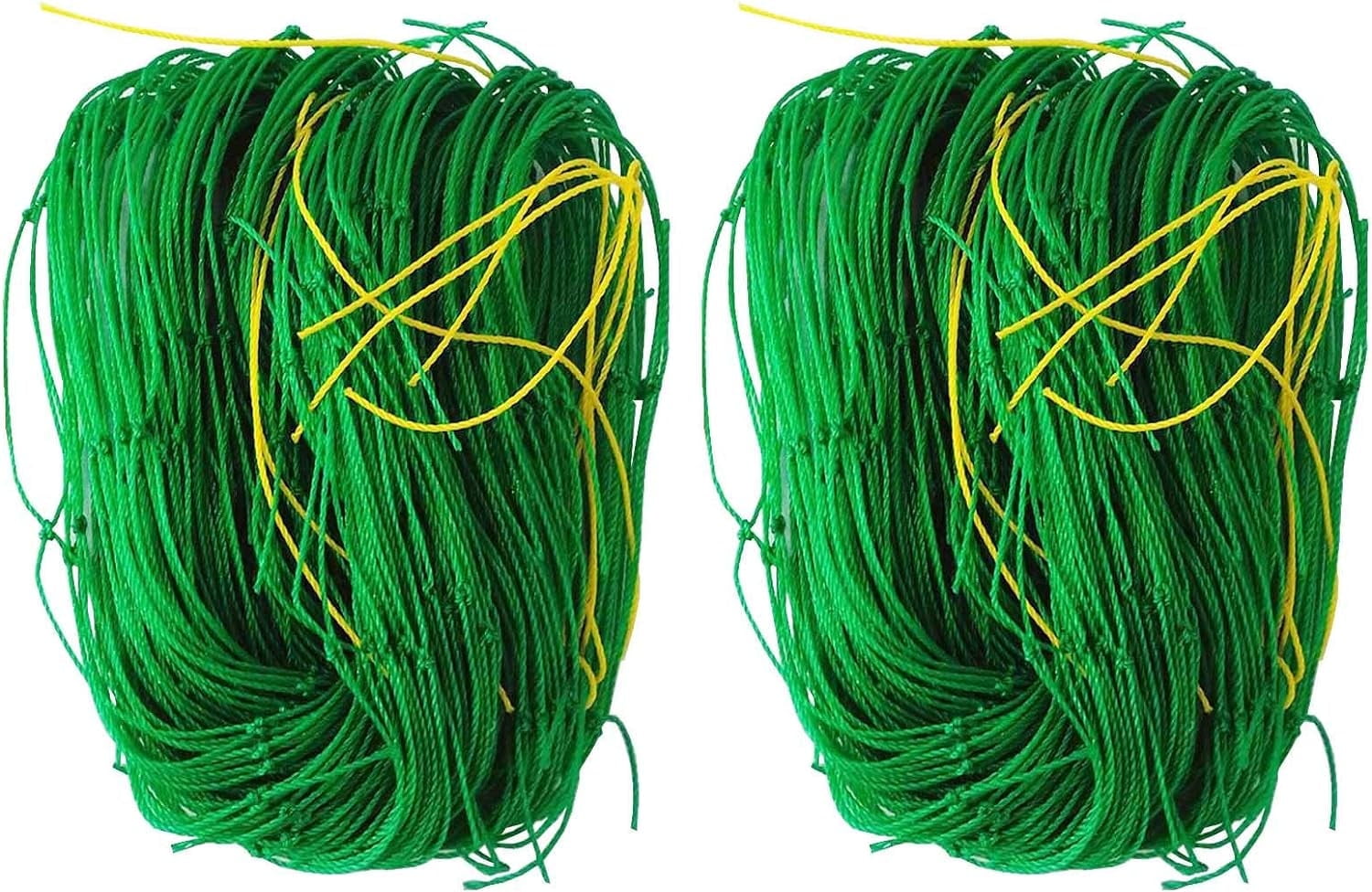 Ikerall 2 Pack Garden Plant Trellis Netting, (6 Feet x 16.5 Feet) Heavy ...