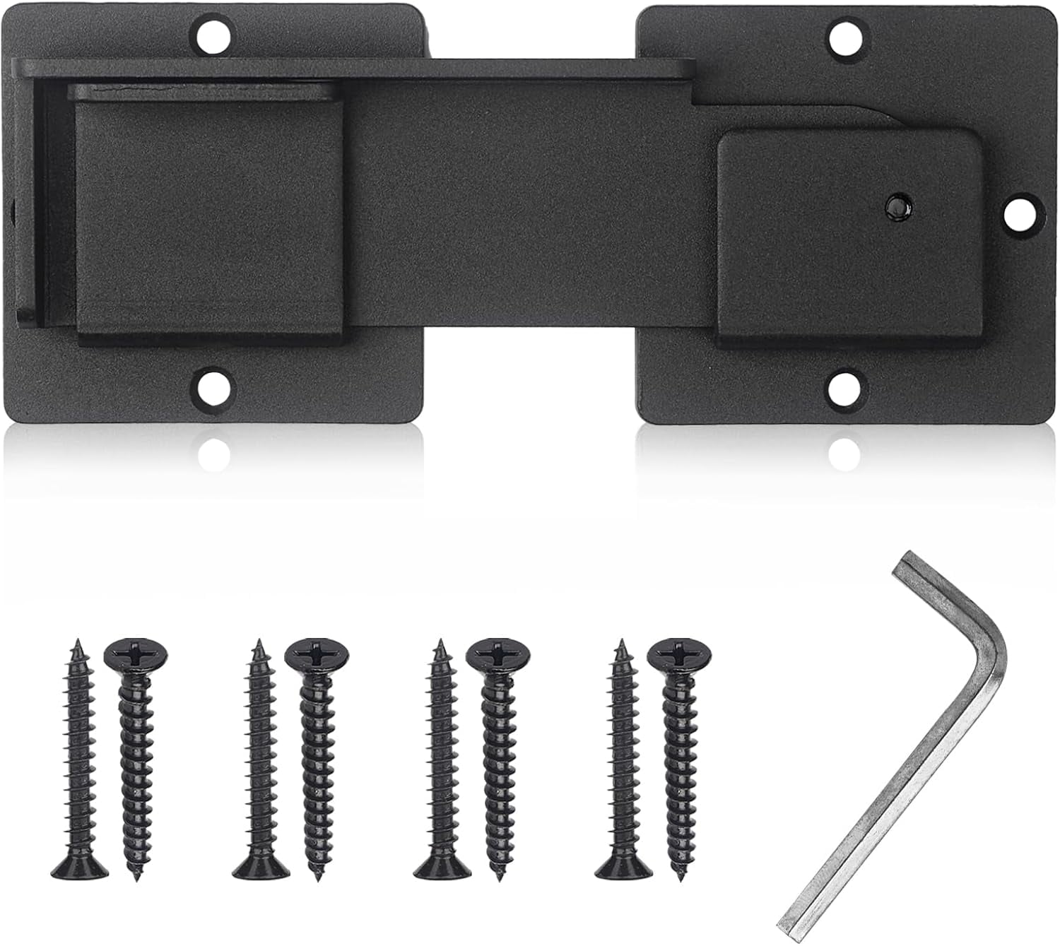 Ikerall 7.5" Gate Latch Lock with Padlock Hole for Outdoor Fence, Barn ...