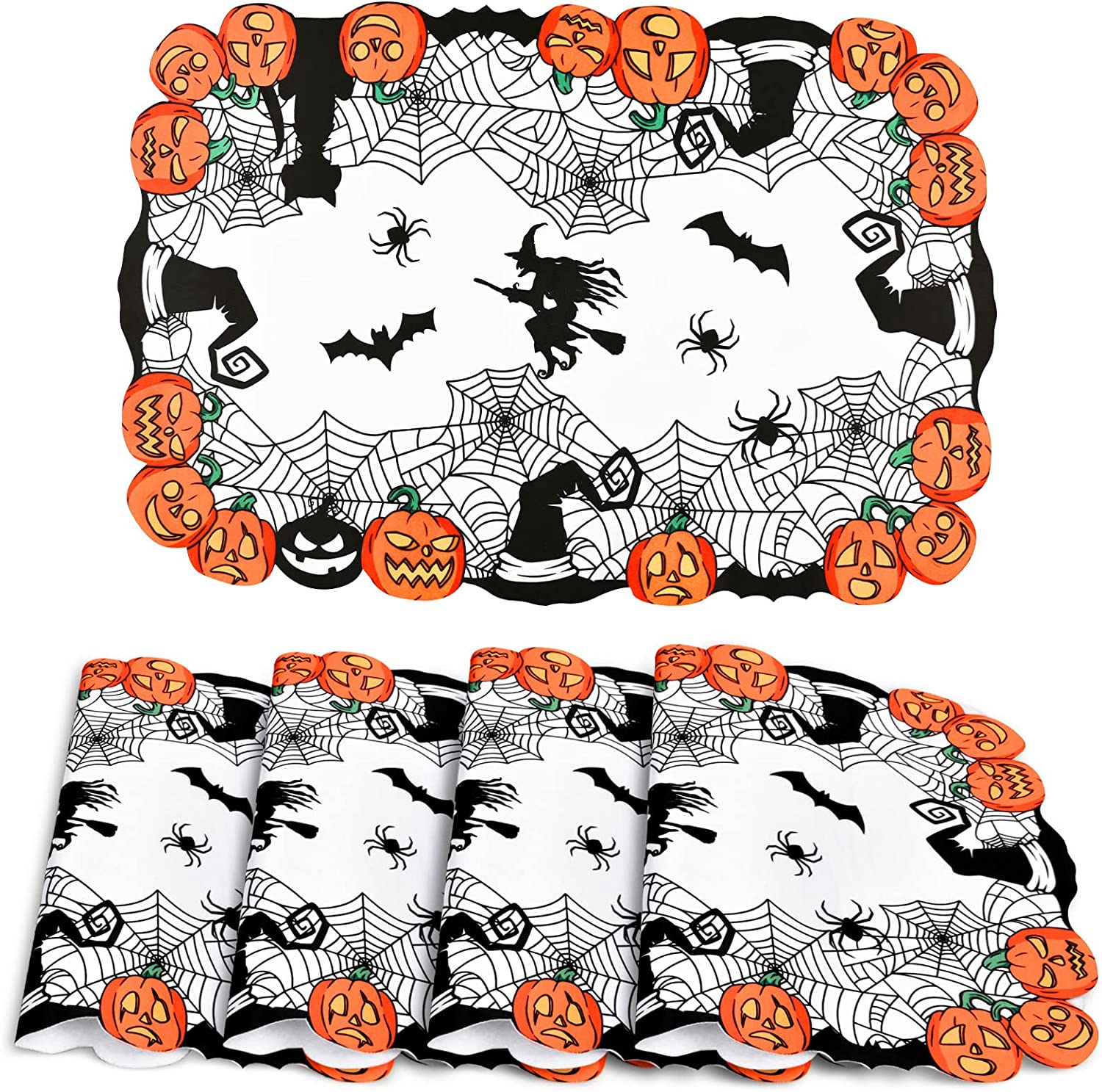 Simply Daisy Cat Behind the Hat 18x14 Inch Cream Halloween Print ...