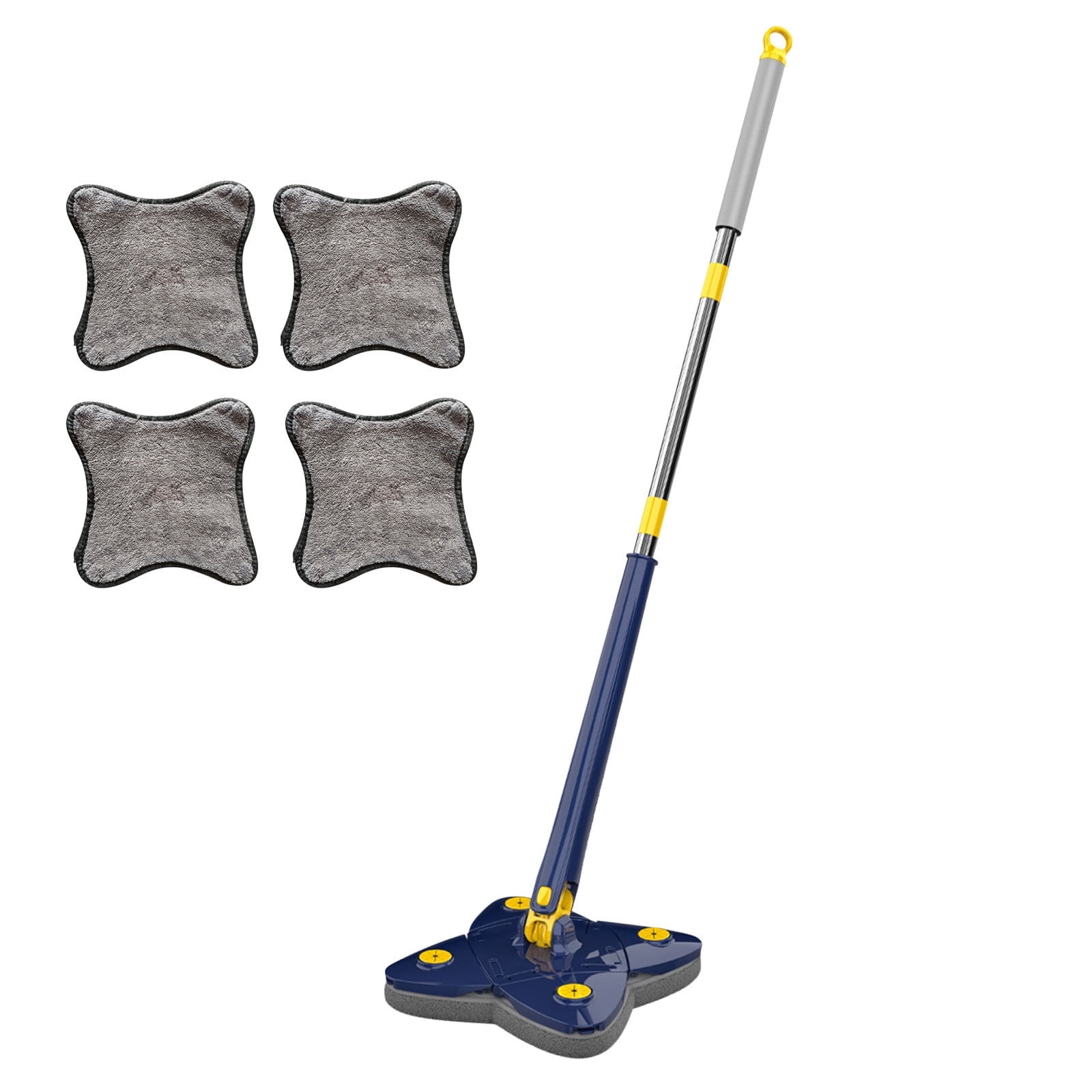 Ikohbadg 360° Rotatable Cleaning Mop, Telescoping Mop with Replacement ...