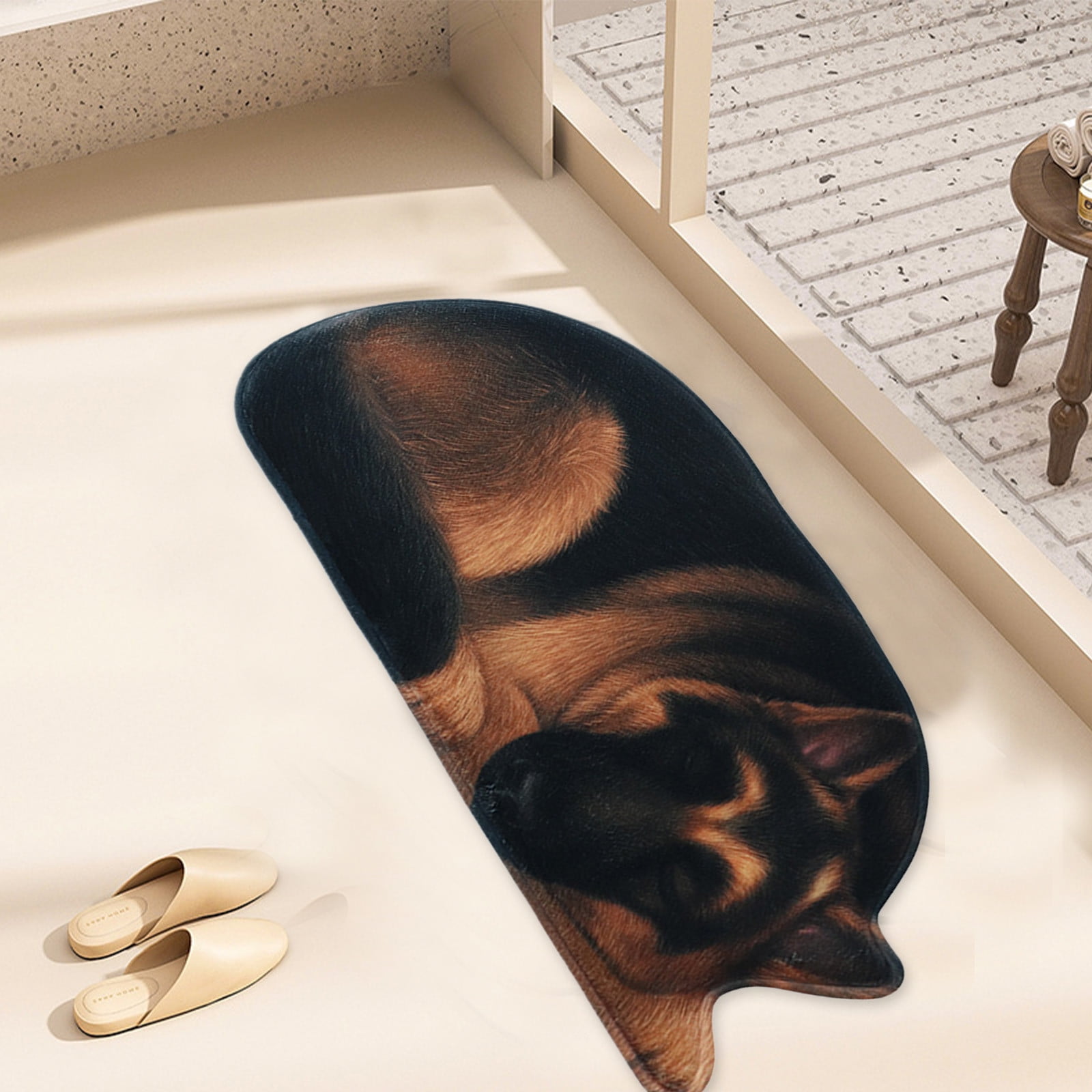 Ikohbadg 3D Cute Pet Dog Themed Carpet,Welcome Floor Doormat 34.25x15 ...