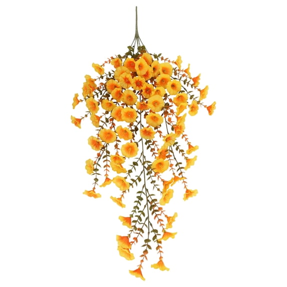Ikohbadg Artificial Flower Wall Hanging, Outdoor Garden Decoration ...