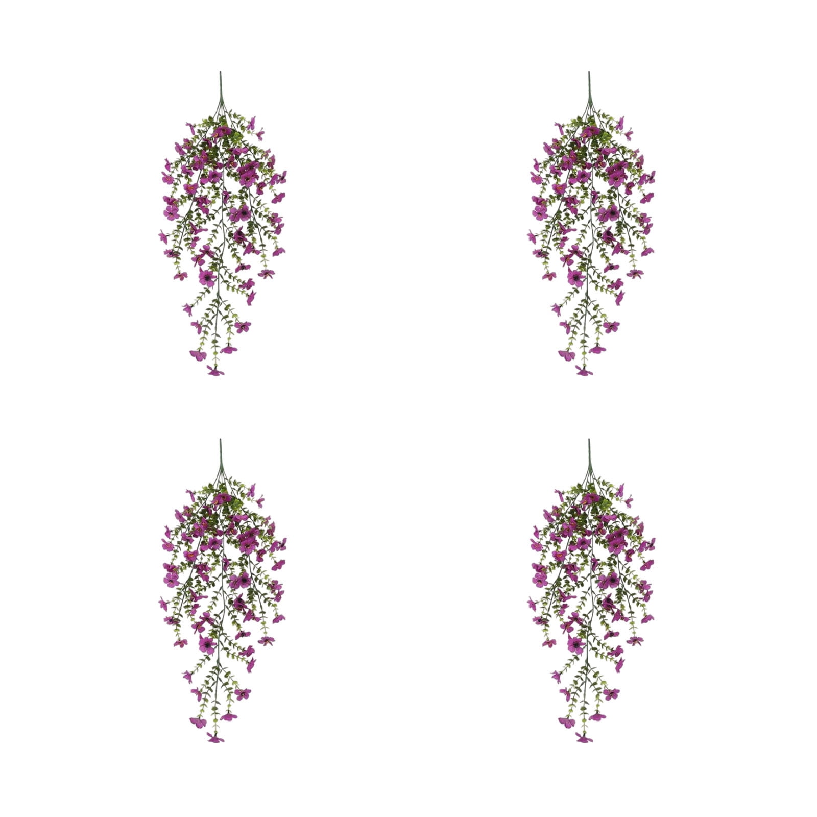 Ikohbadg Artificial Violets Silk Flowers for Home Decoration, Faux ...