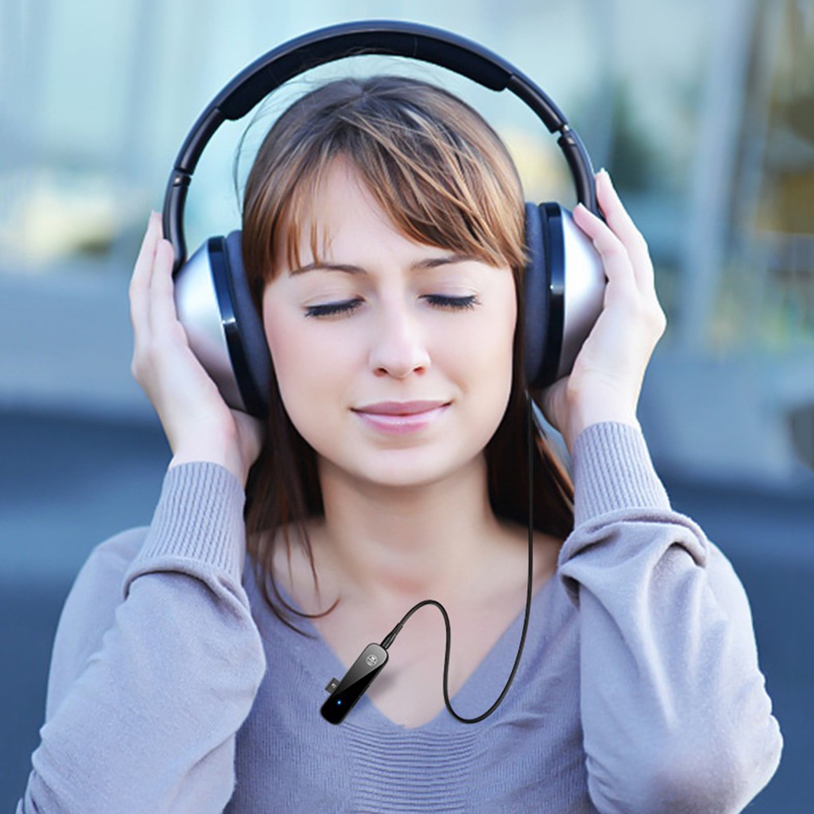 Ikohbadg Bluetooth 5.3 Audio Receiver Transmitter with T-Flash Card ...