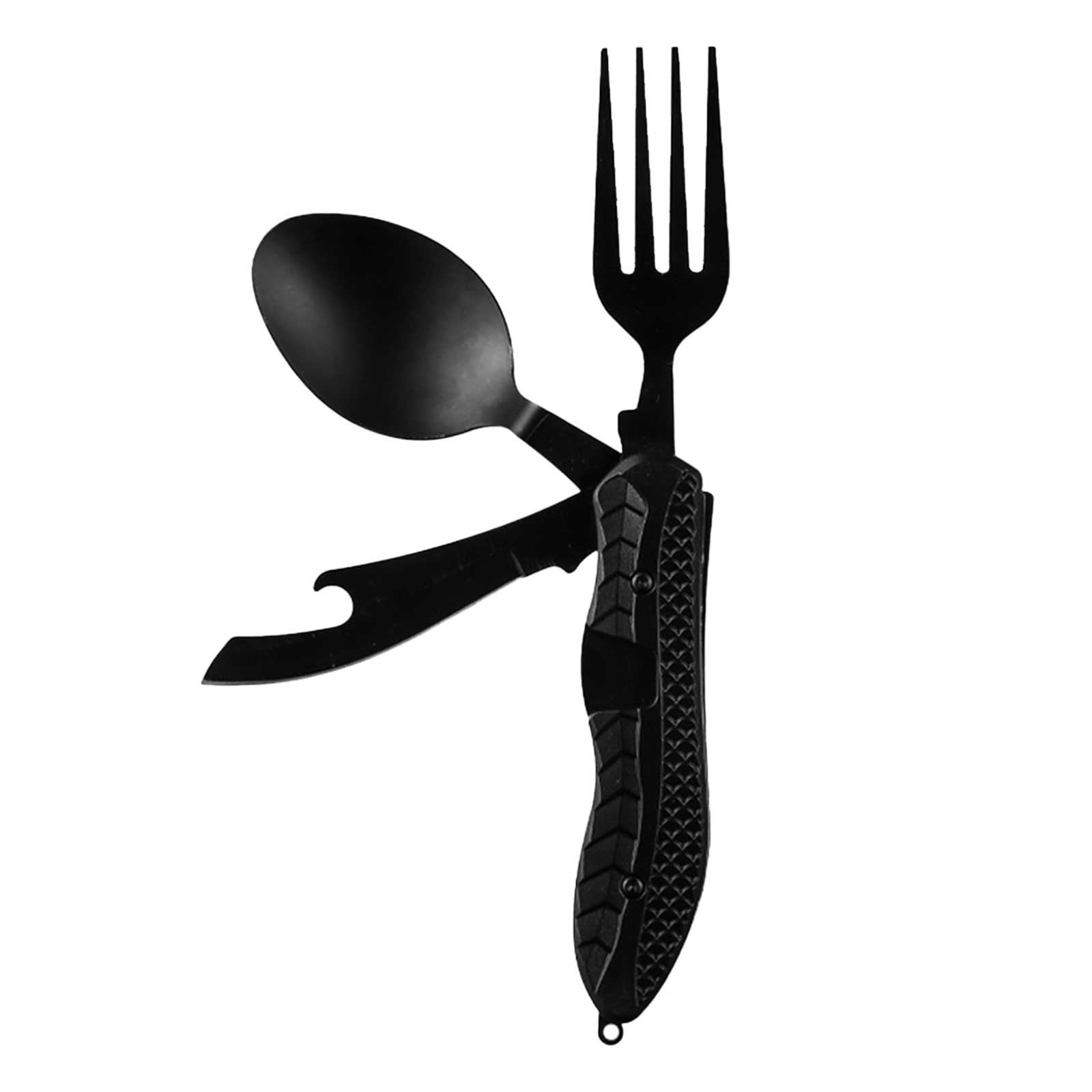 Ikohbadg Camping Flatware, 4 in 1 Detachable Camping Utensils Flatware ...
