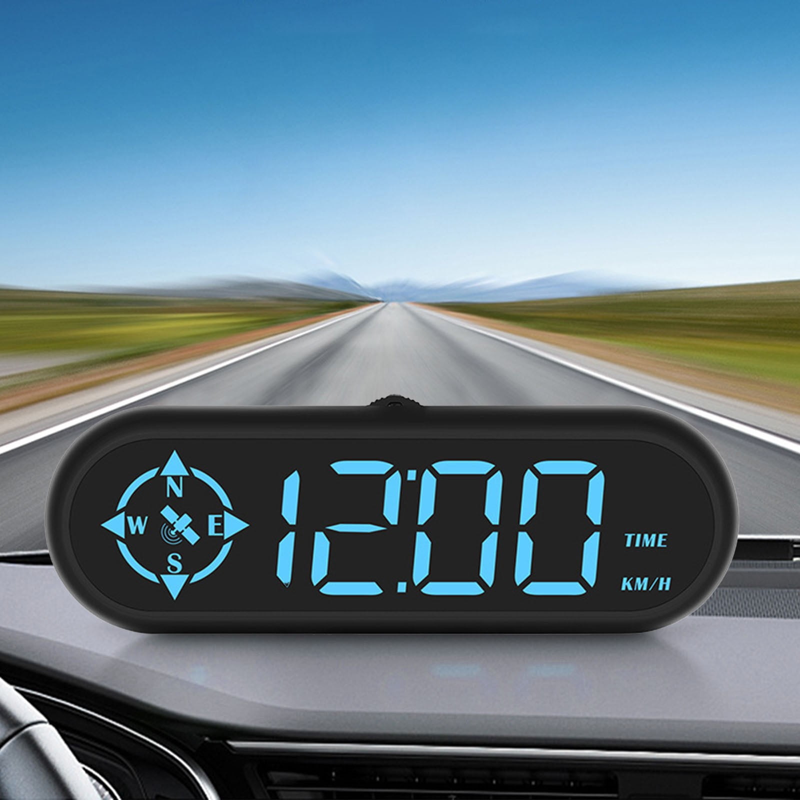 Ikohbadg Car HUD Head-up Display, Multi-function GPS Tachometer, High ...