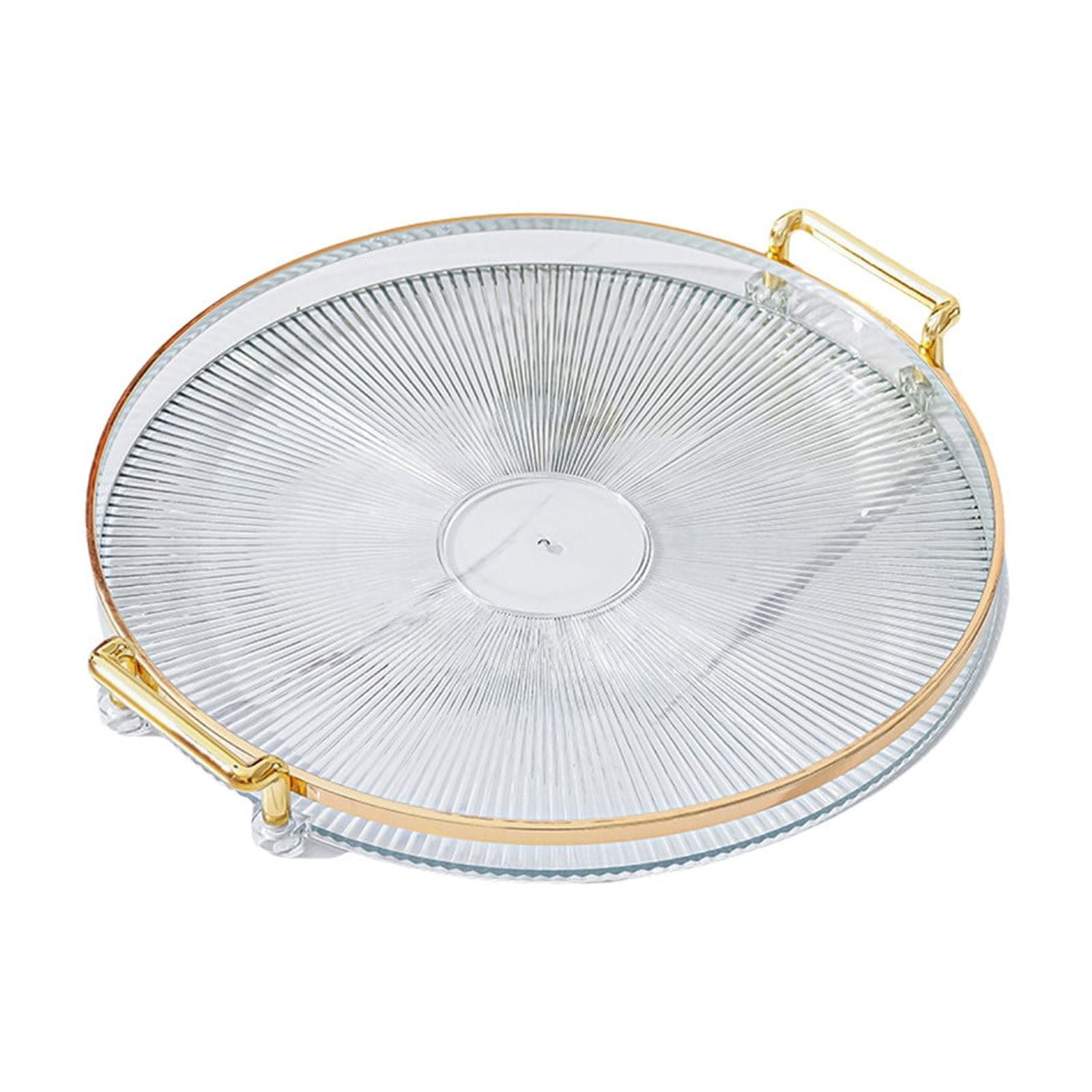 Ikohbadg Drink Serving Tray with Handles, Luxury Platter, Acrylic ...