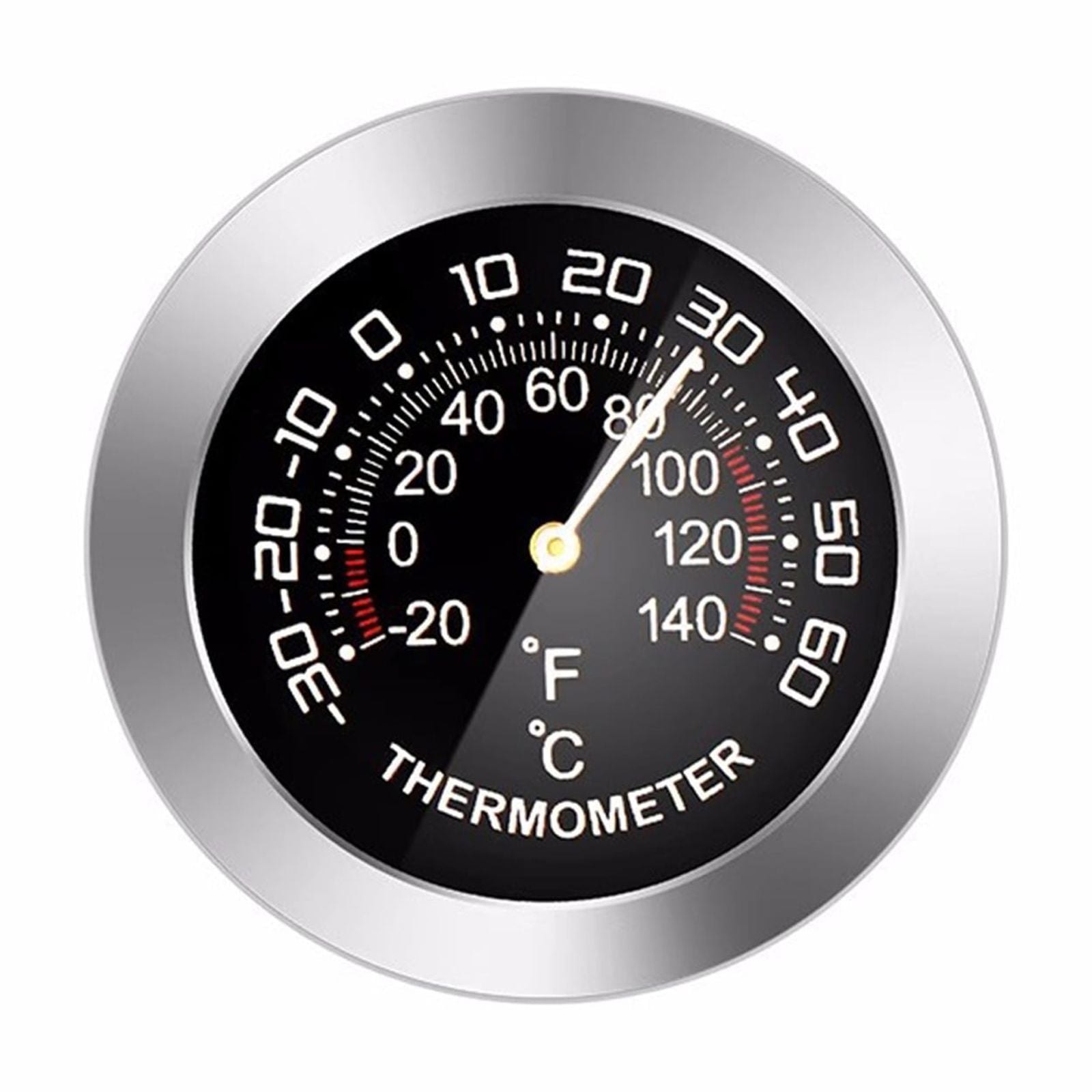 Ikohbadg Indoor Thermometer Car Thermometer Temperature Meter Dial ...