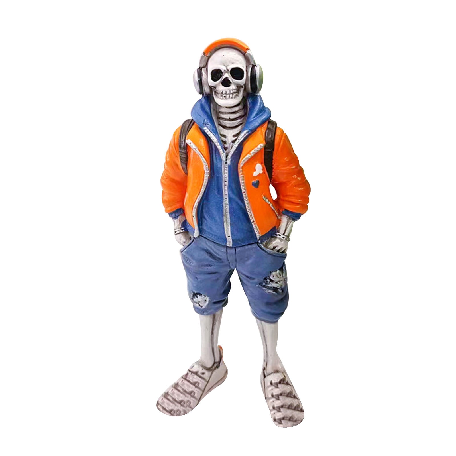 Ikohbadg Cool Skeleton Figurines, Cool Skeleton Figurines, Street Resin ...