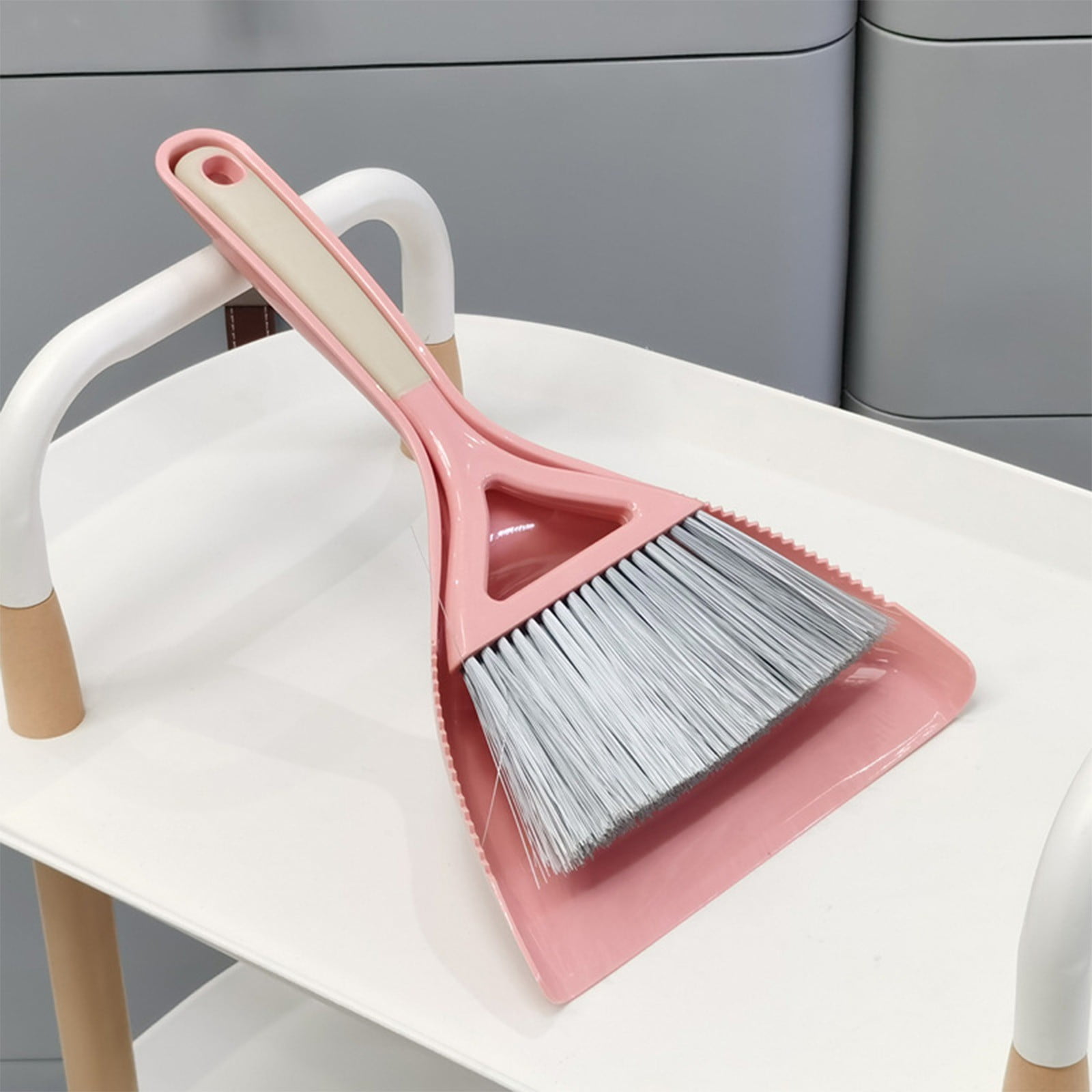 Ikohbadg Handheld Dustpan and Brush Set for Desktop Cleaning, Plastic ...