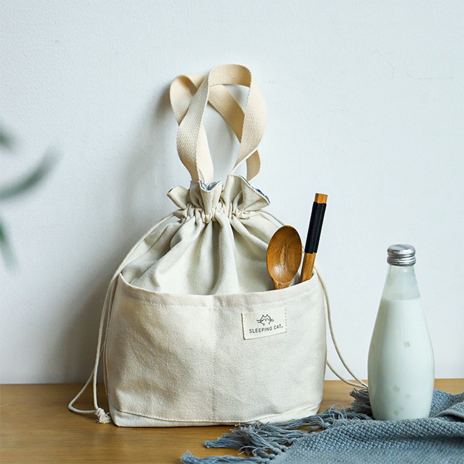 Ikohbadg Insulated Aluminum Foil Lunch Bag for Office Workers, Oxford ...