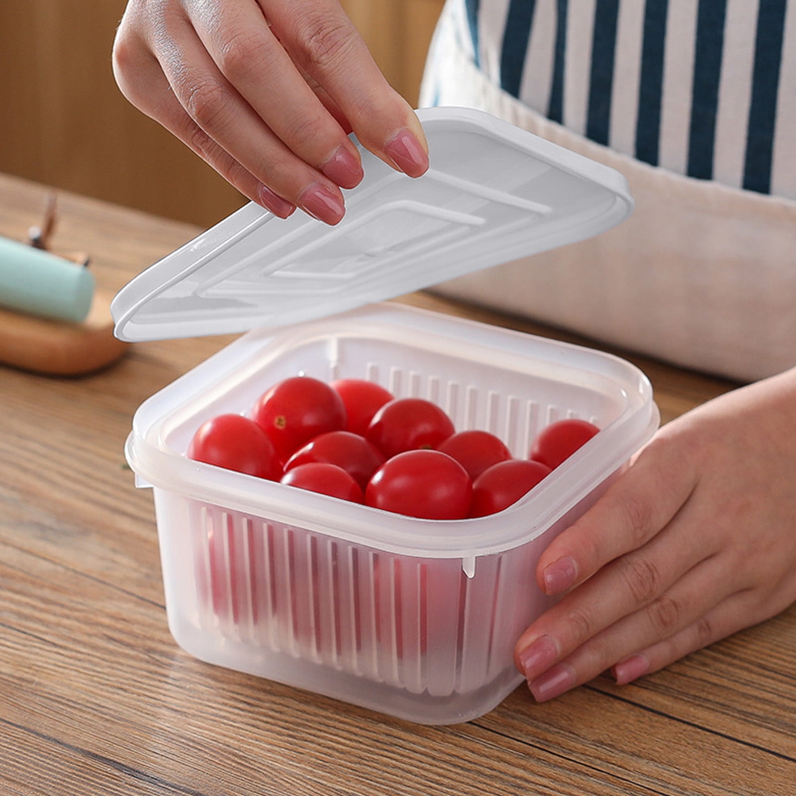 Ikohbadg Kitchen Ginger Garlic Seasoning Drainer, Double Drainage ...