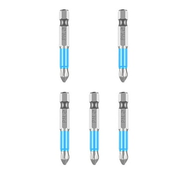Railer Double Square Screwdriver Bit Set - Premium S2 Steel 2 Inch Impact Driver 5-Piece Trailer ...