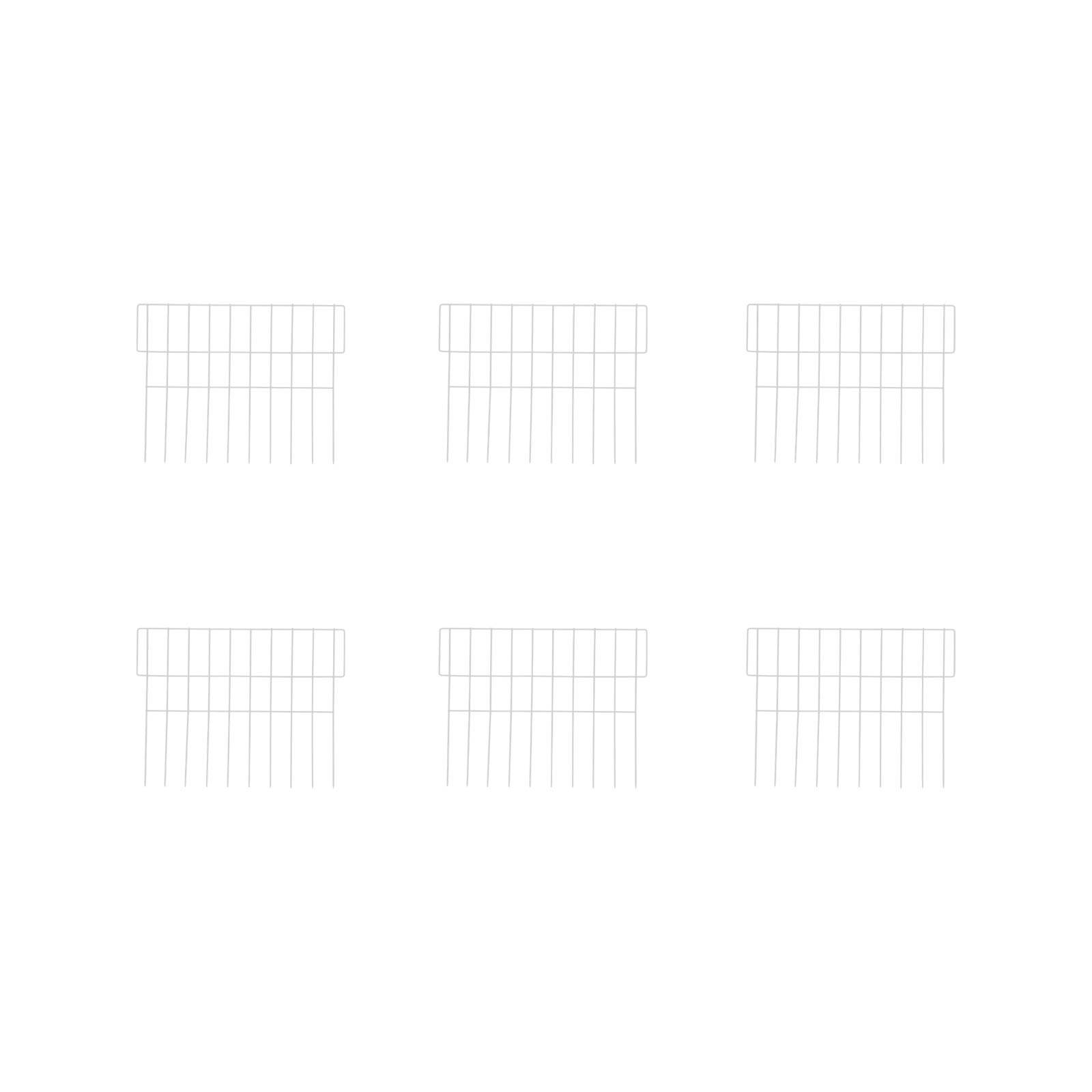 Ikohbadg Metal Garden Fences for Pets and Small Animals, Durable ...