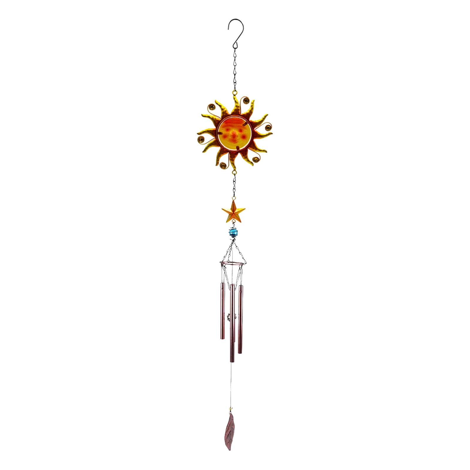 Ikohbadg Metal Wind Chime for Home Decoration, Handmade Rustic Art ...