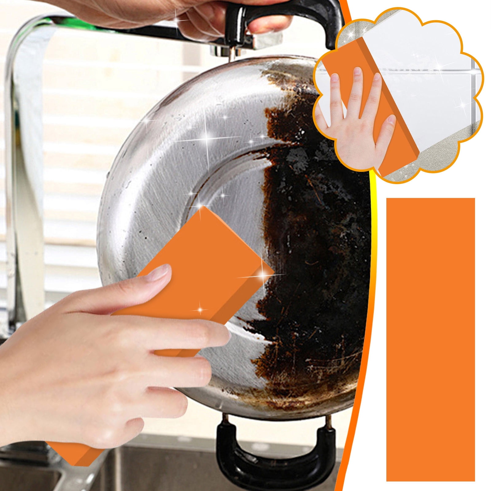 Ikohbadg Multifunctional Stainless Steel Cleaning Eraser, Removes Water ...