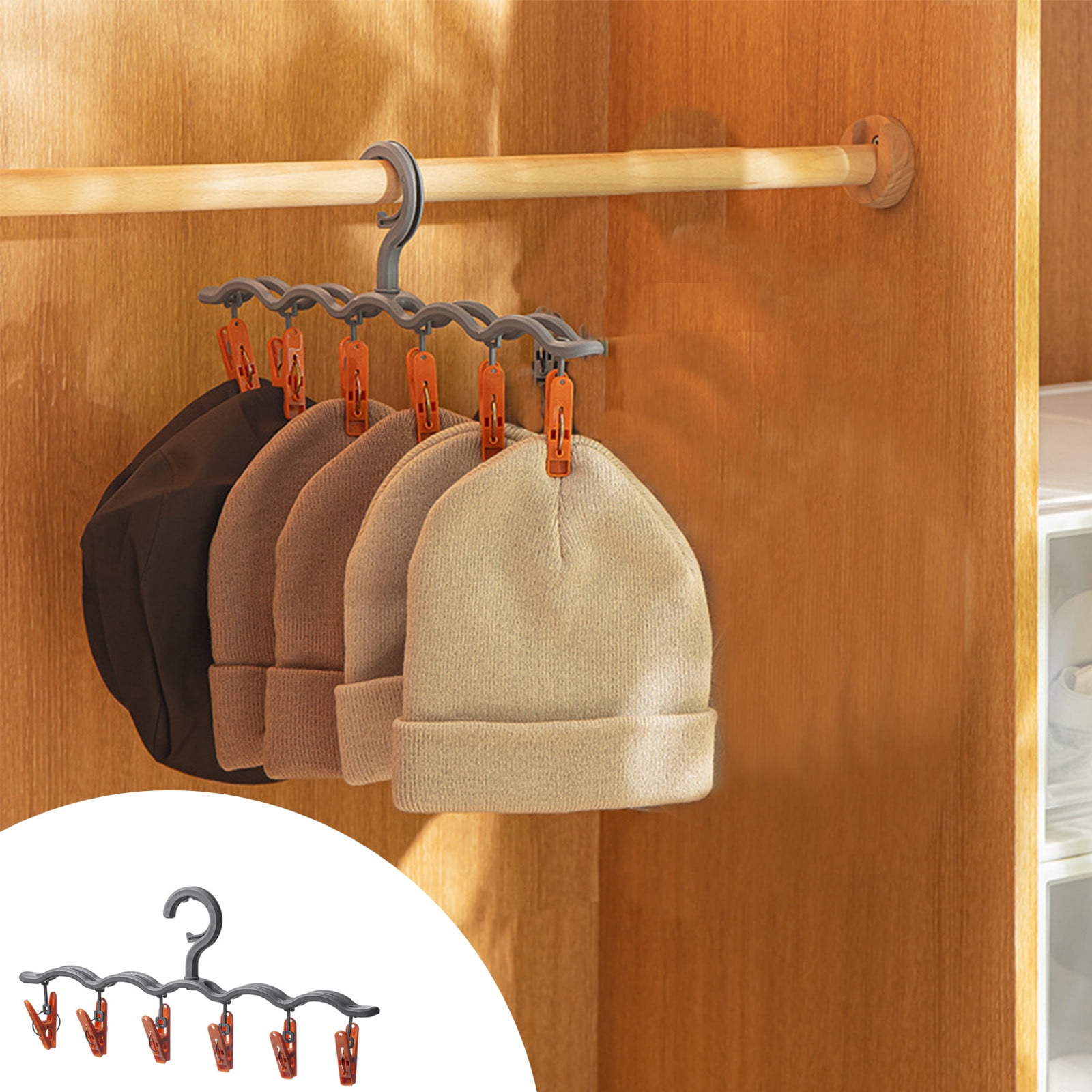 Ikohbadg Non-Slip Ultra-Thin Plastic Hangers, Clip Hangers, and Heavy ...