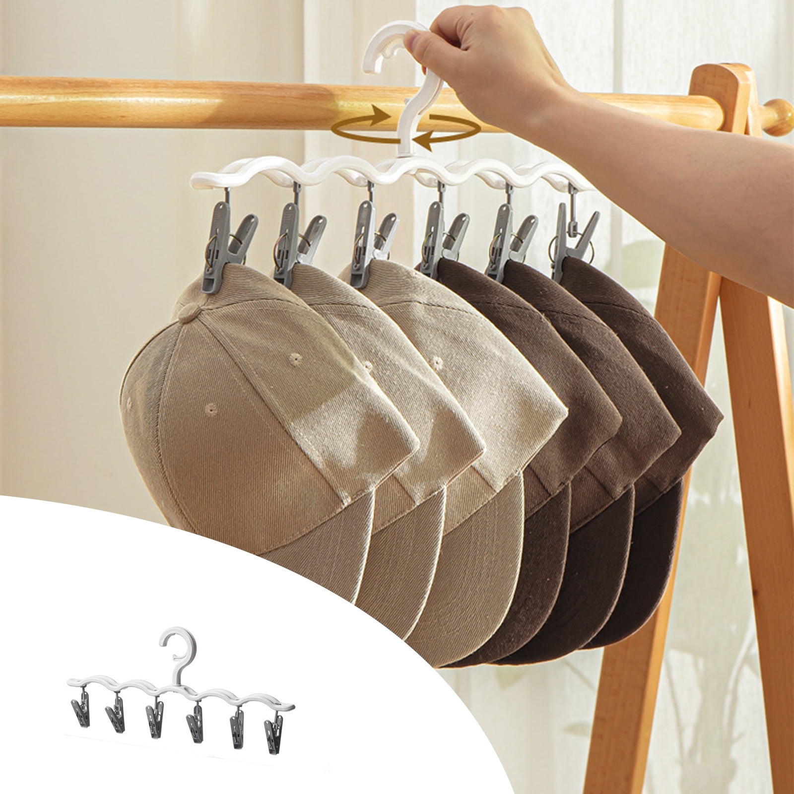 Ikohbadg Non-Slip Ultra-Thin Plastic Hangers, Clip Hangers, and Heavy ...