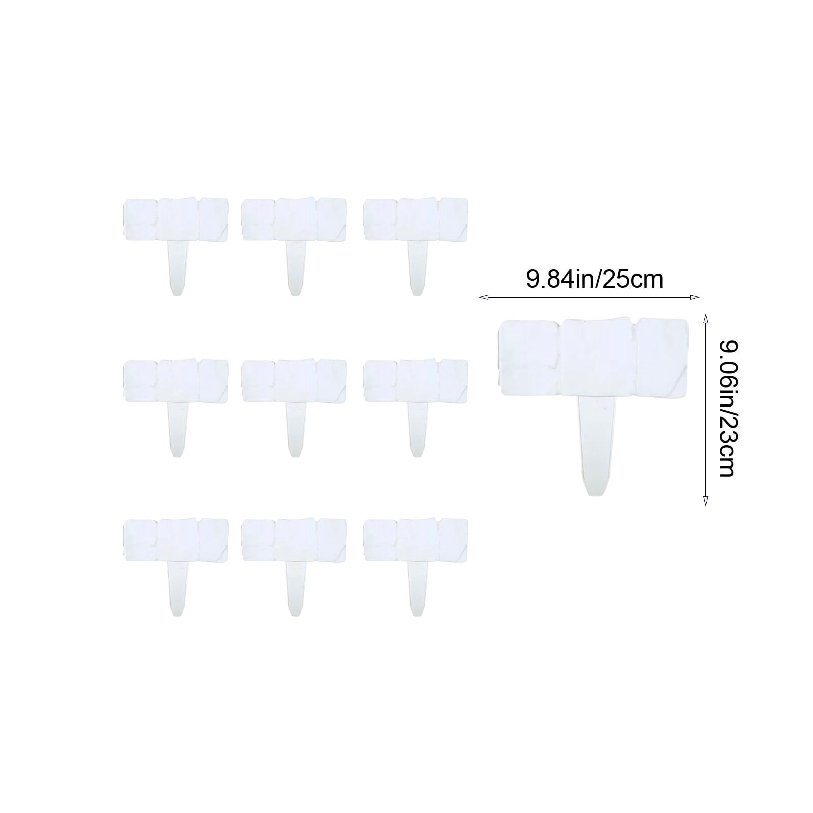 Ikohbadg Outdoor Plastic Fencing, Modular Garden Railings, Sturdy ...