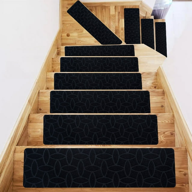 Ikohbadg Peel and Stick Carpet Stair Treads for Wooden Steps Indoor ...