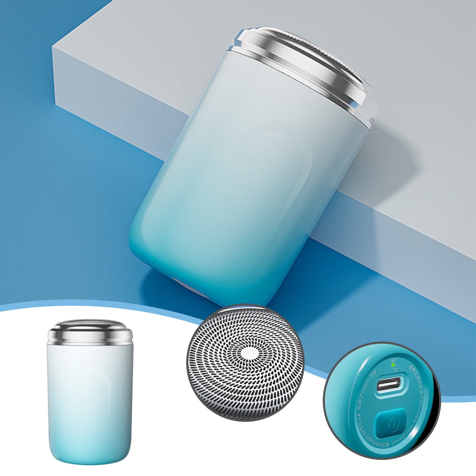 Ikohbadg Pocket-sized Mini Electric Shaver for Men - Compact and ...