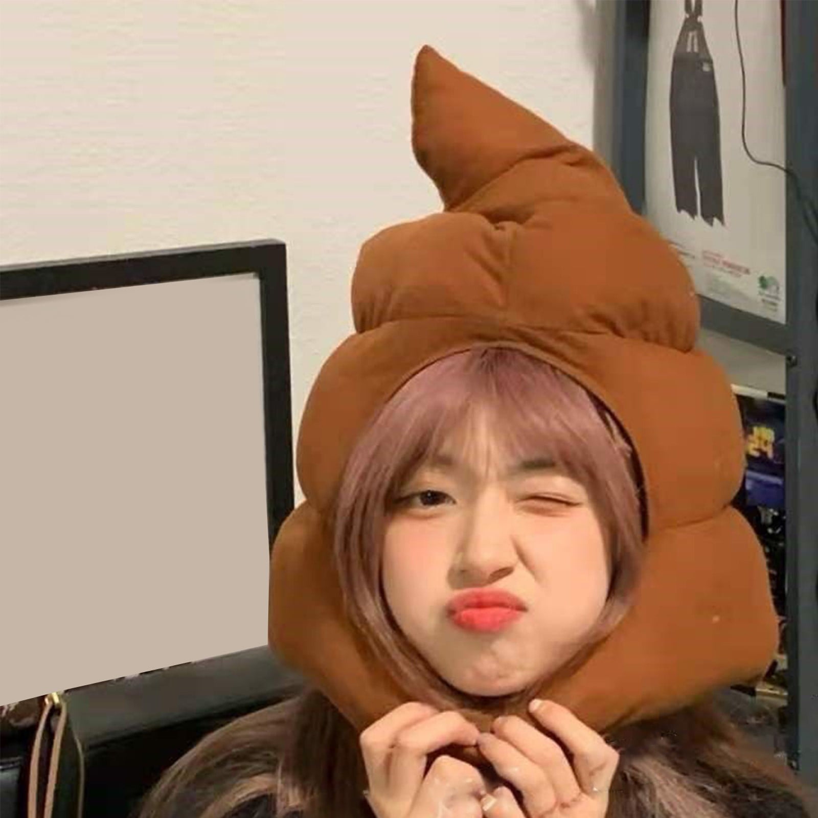 Ikohbadg Poop Cap Carnival Poop Hat Party Decorative Poop Hat Mardi Gras Hat Party Supply ...