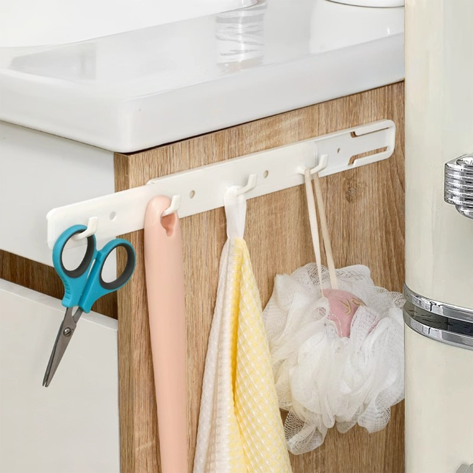 Ikohbadg Pull Out Kitchen Bathroom Expandable Gaps Hook, No Punching ...