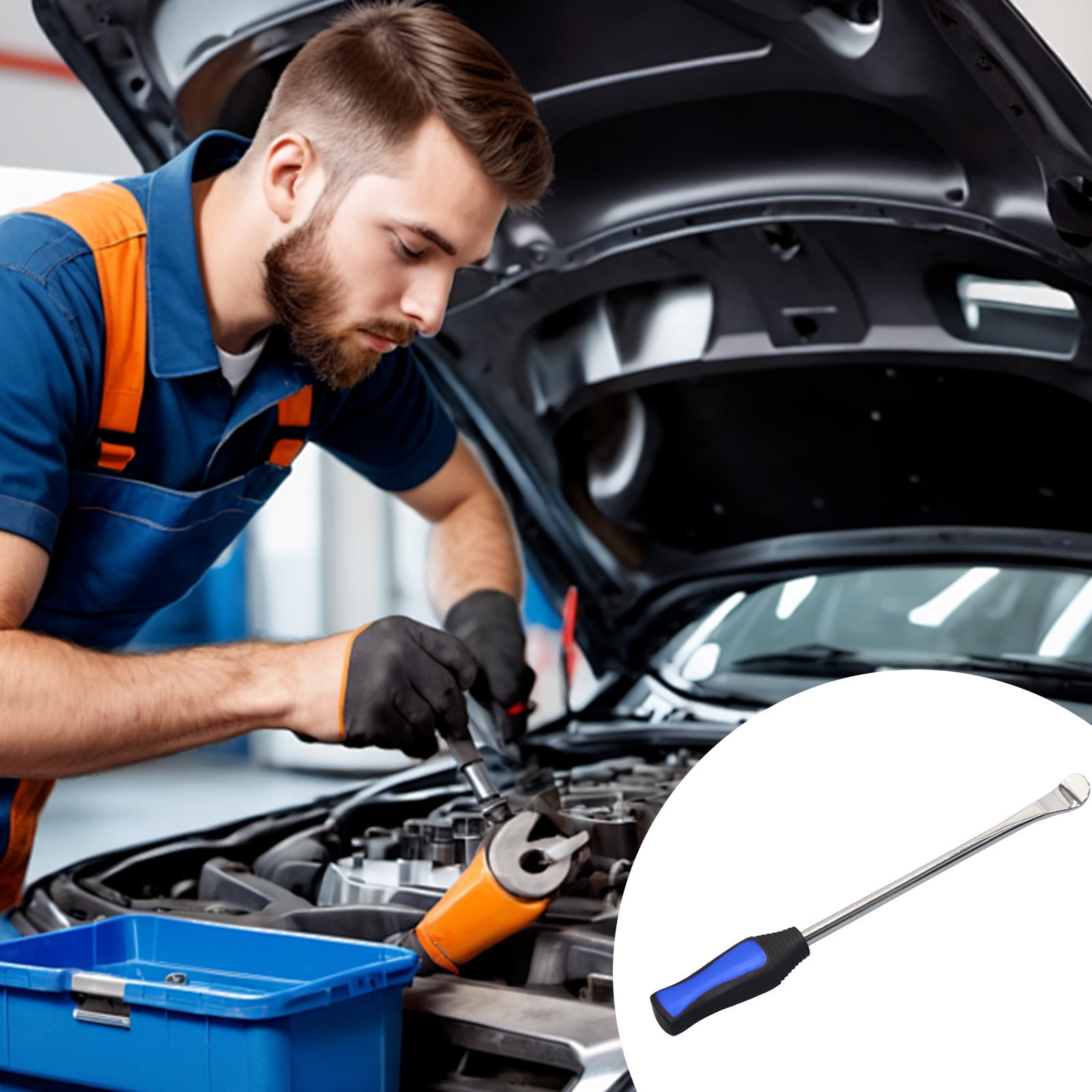 Ikohbadg Reinforced Motorcycle Tire Pry Bar, Durable Alloy Tool for ...