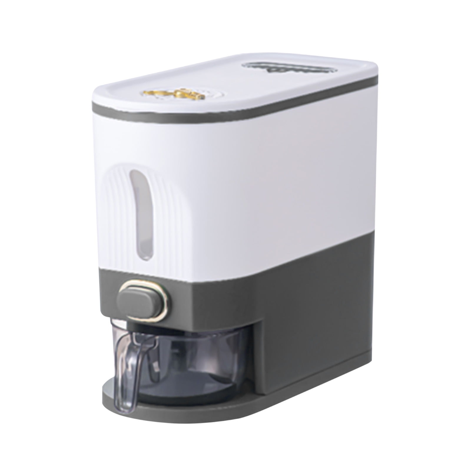 Ikohbadg Airtight Food Rice Dispenser with Large Grain Storage ...