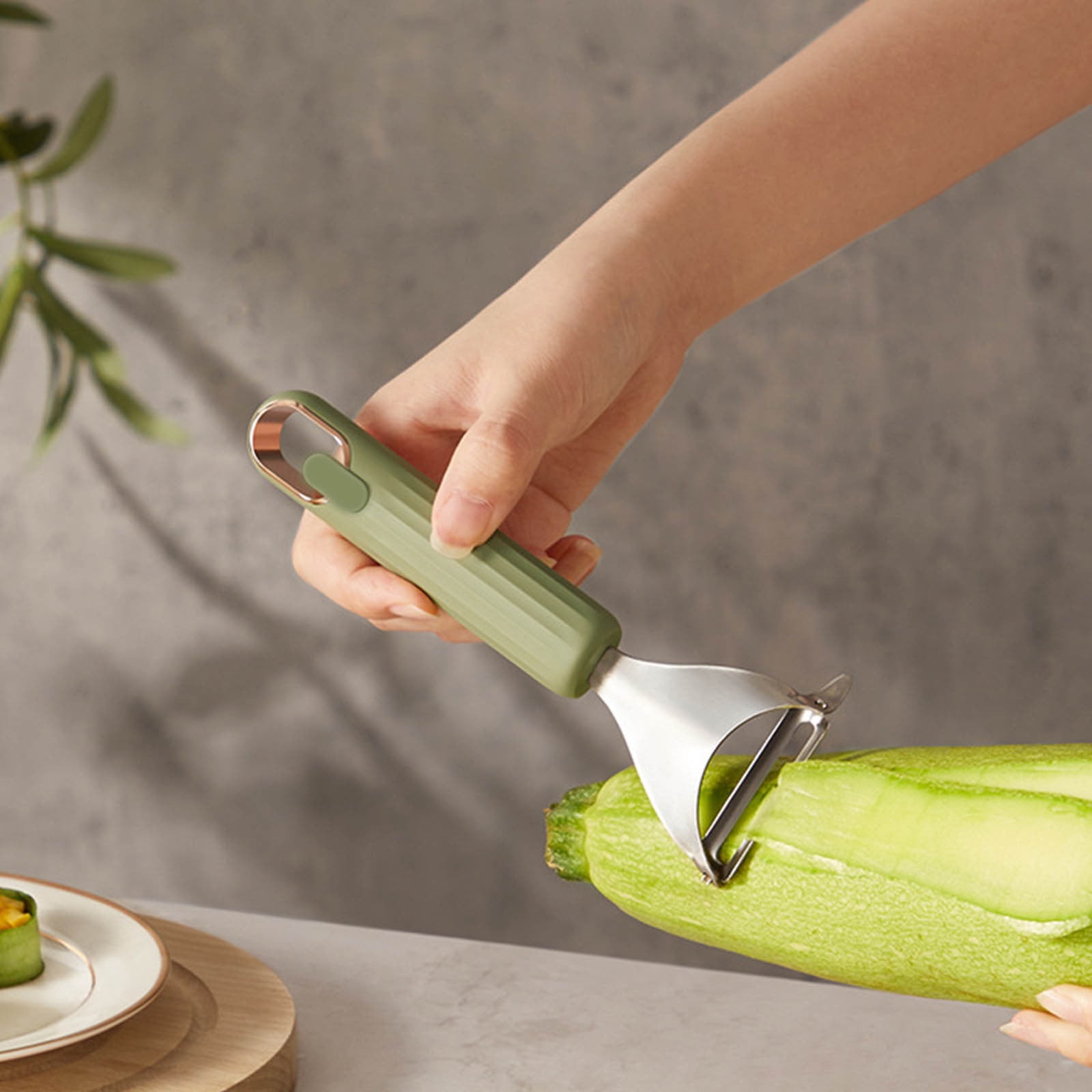 Ikohbadg Stainless Steel Multi-Purpose Peeler with Sharp Blades ...