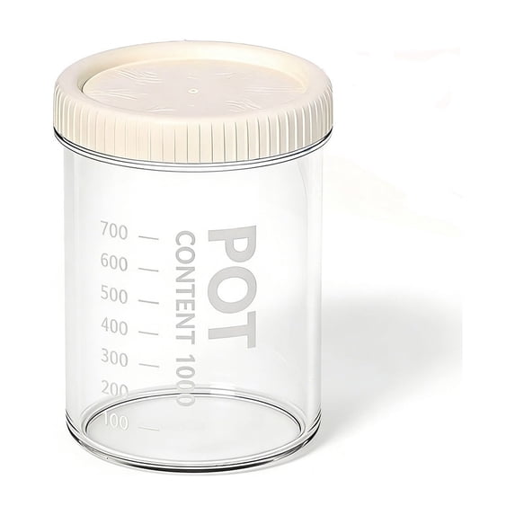 Ikohbadg Transparent Airtight Storage Jars, Ideal Kitchen Containers ...