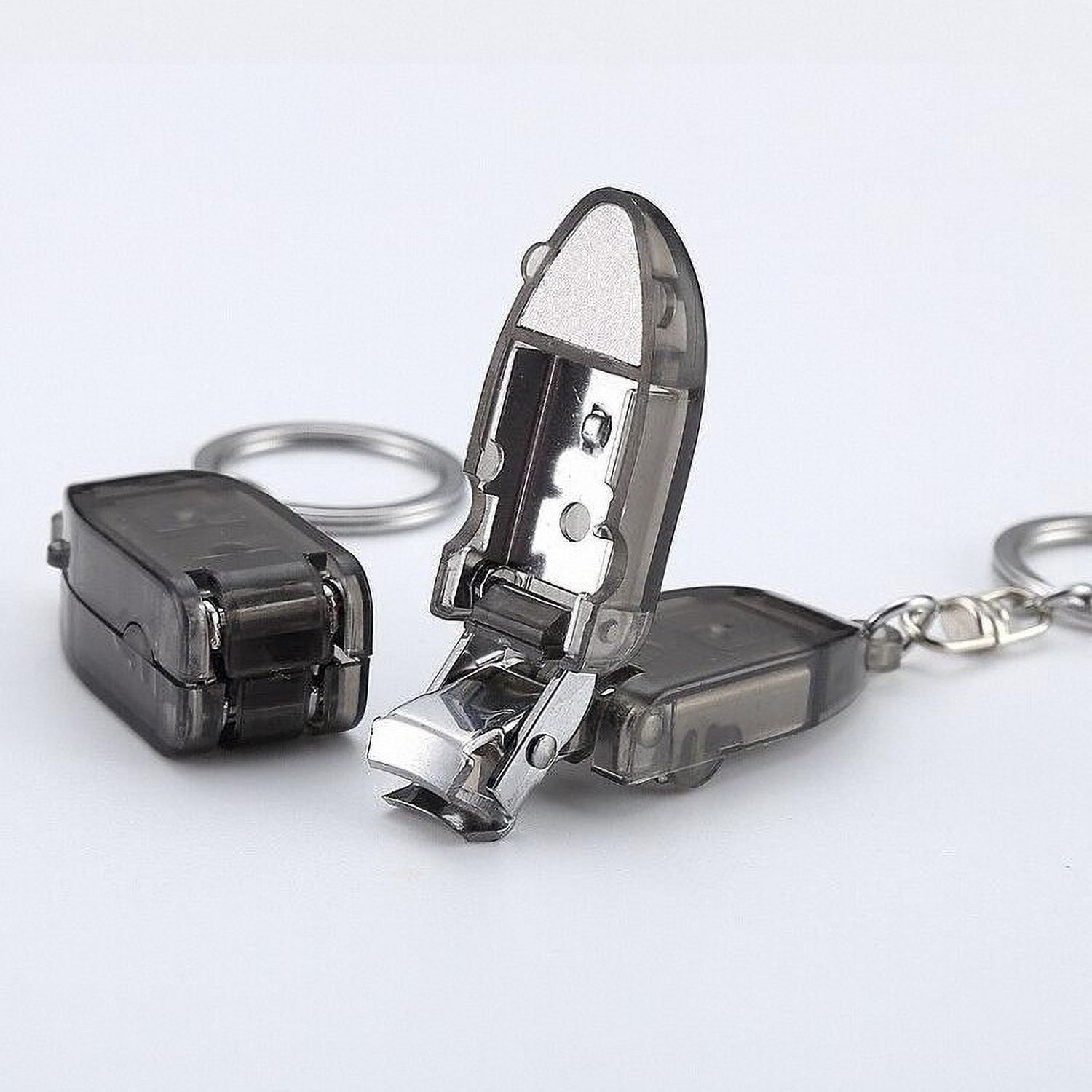 Ikohbadg Travel Keychain Finger Nail Clippers Portable Nail Clippers ...