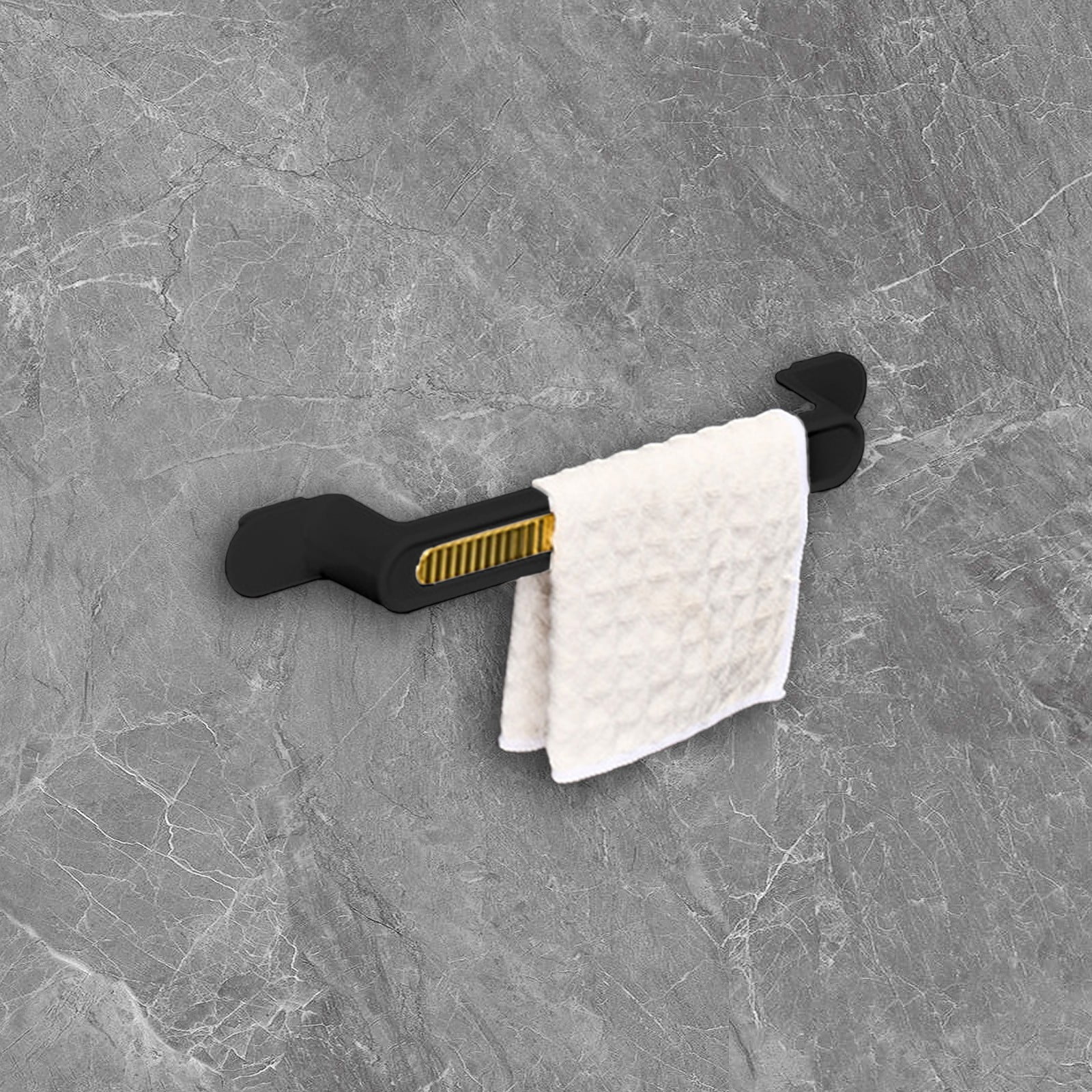 Ikohbadg Wall Mounted Bathroom Slipper Rack Non Perforated Shoe Storage ...