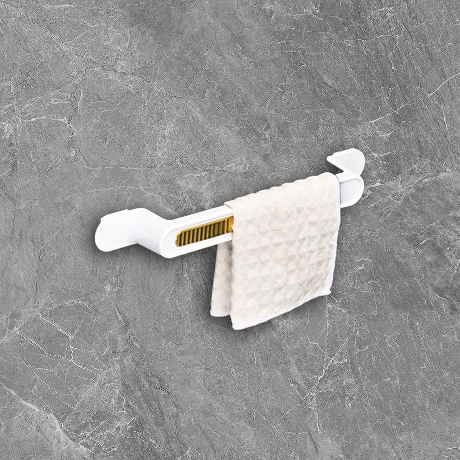 Ikohbadg Wall Mounted Bathroom Slipper Rack Non Perforated Shoe Storage ...
