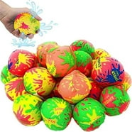 Top Race Multipack of 25 Mini Beach Balls, 5 Inch Inflatable Plastic ...