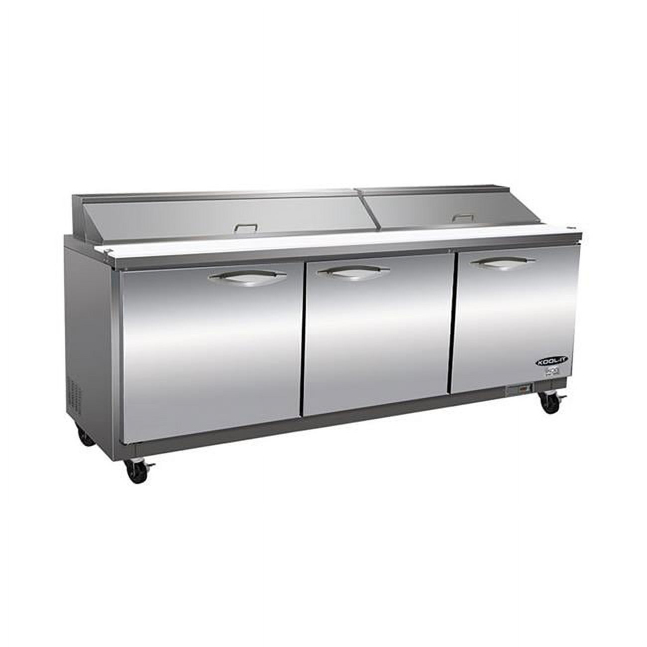 Ikon ISP72, 71-7/10" Refrigerated Three-Section Sandwich/Salad Prep ...