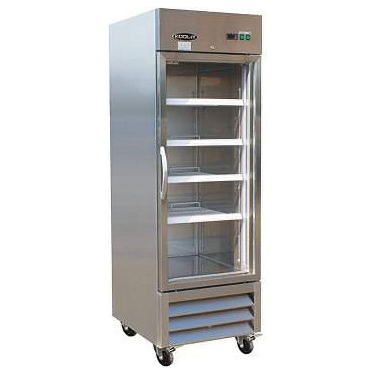Ikon KB27RG Single Glass Door Bottom Mount Refrigerator - Walmart.com
