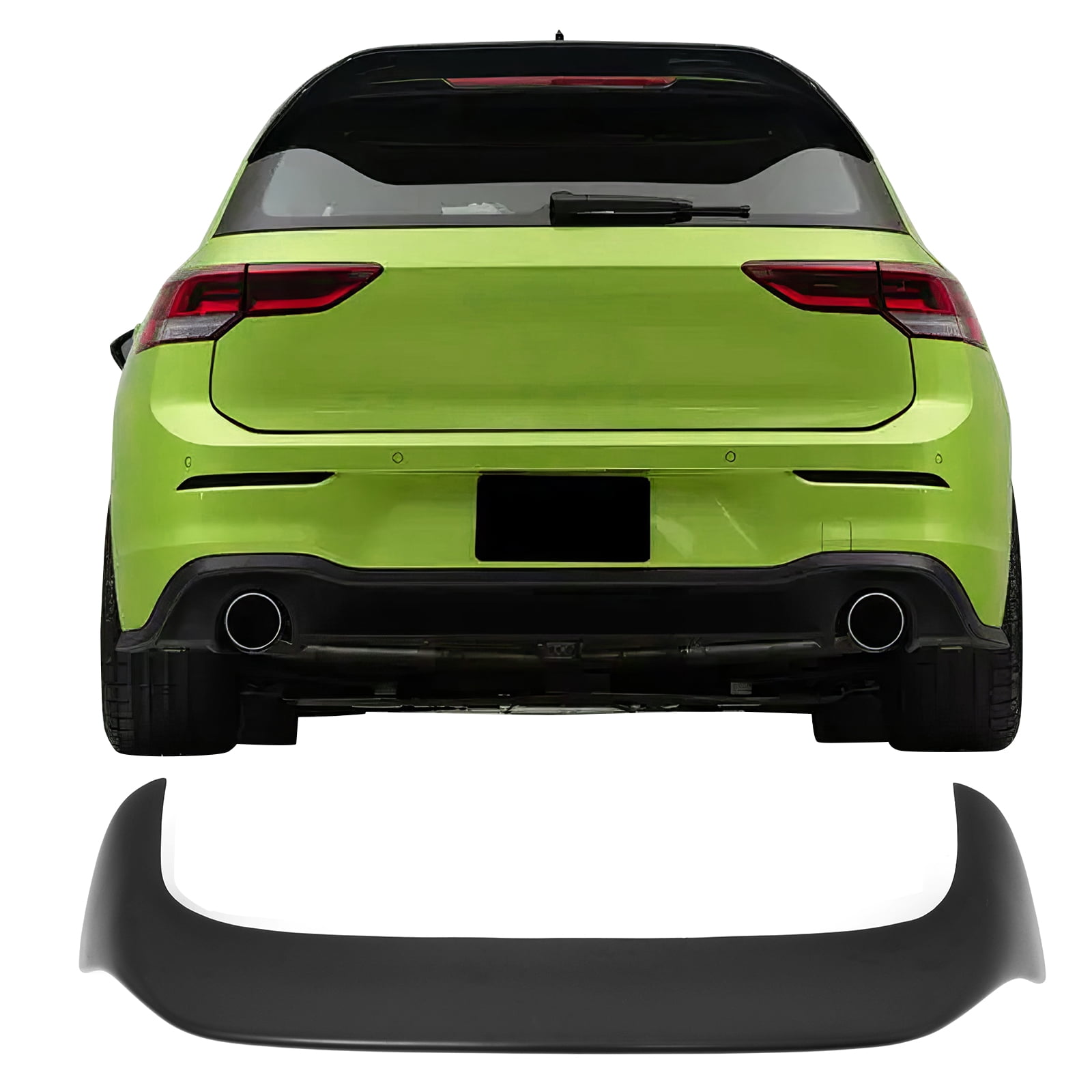 Ikon Motorsport ES Style Rear Window Roof Spoiler Fits 2022-2025 ...