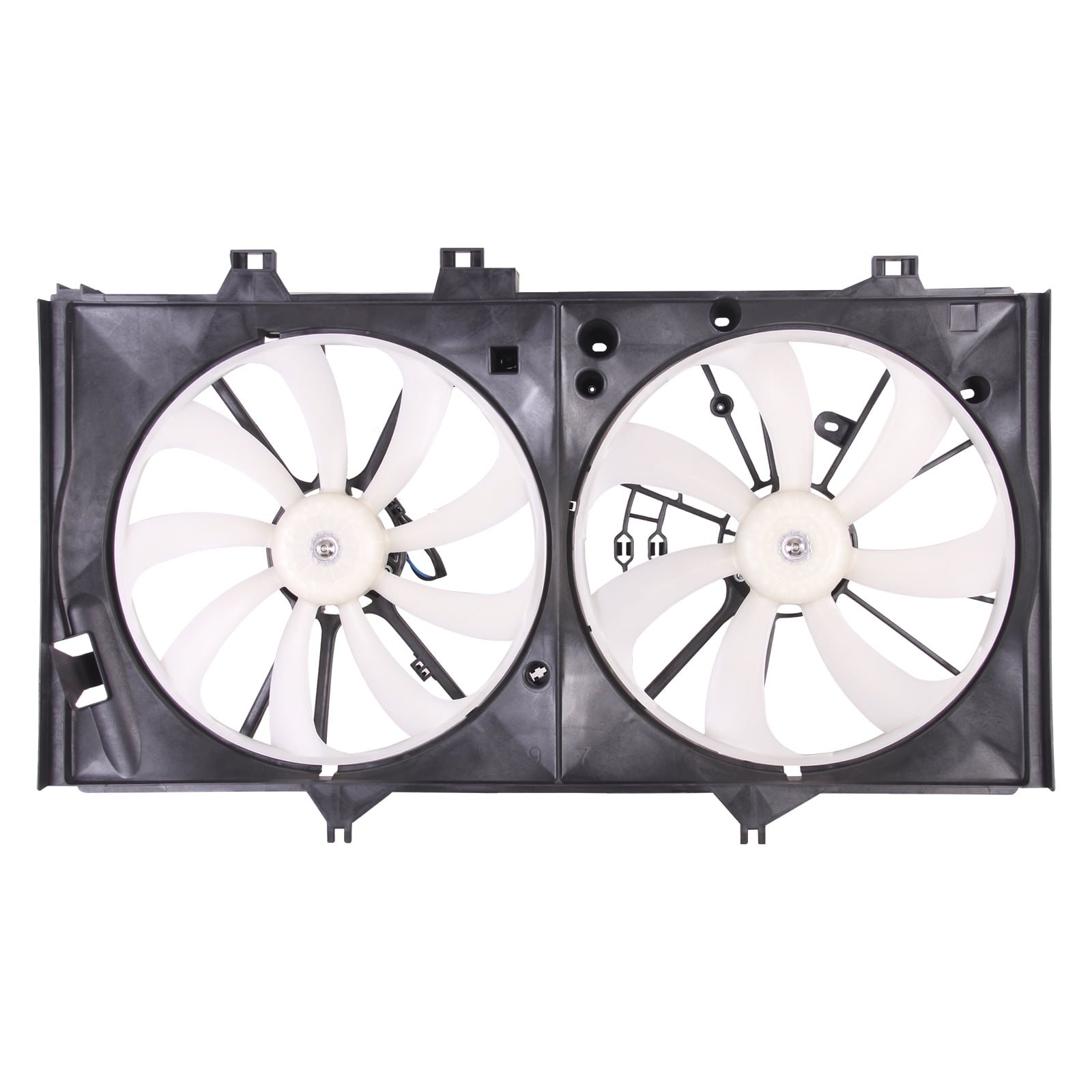 Ikon Motorsport Radiator Cooling Fan Assembly Replacement for 2012-2017 ...