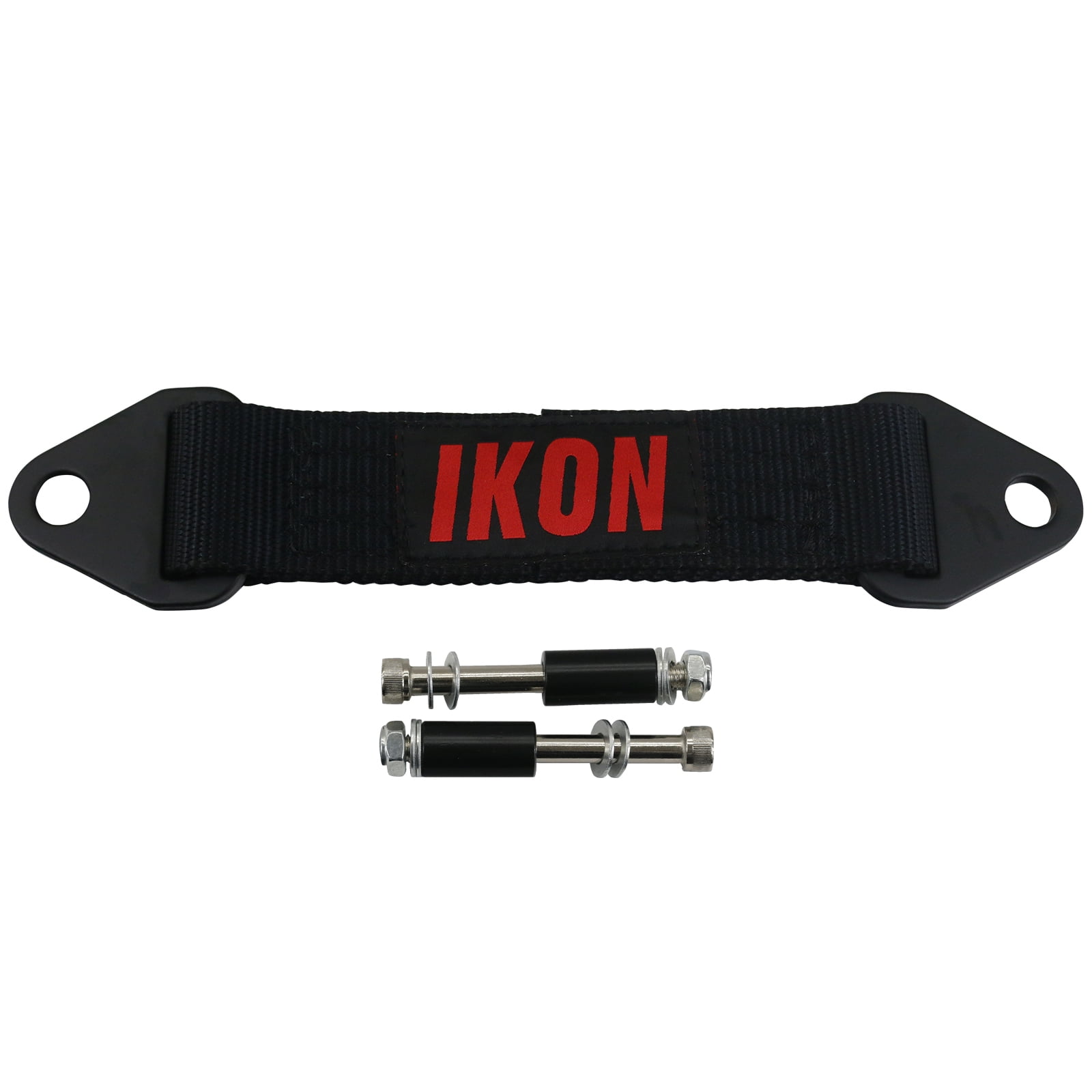 Ikon Motorsports 10 Inch Black Limit Strap w/ Shock Bolts Compatible ...