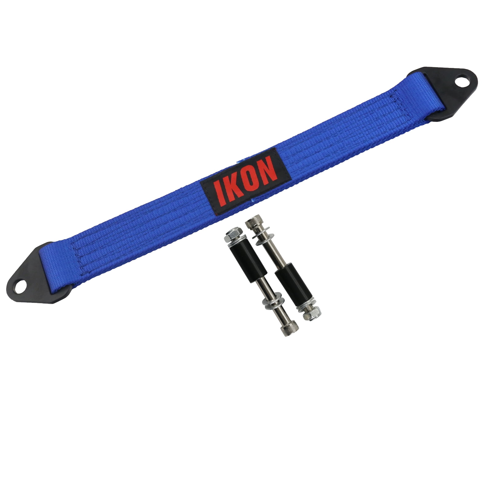 Ikon Motorsports 18" Blue Limit Strap w/ Shock Bolts Fits Trucks SUVs ...