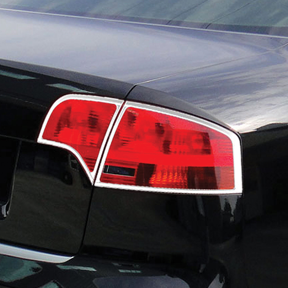 Ikon Motorsports 2PCS Driver Passenger Side Rear Tail Lights Taillights Bezel Covers Assembly ...